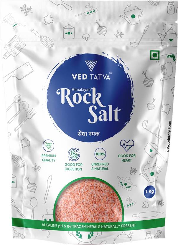 VED TATVA Himalayan rock salt (Sendha Namak) 1 kg Rock Salt Price in ...