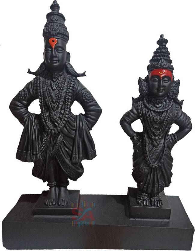 S A Gifts Lord Vitthal Rukmini Idols Statue| Idol of God Vitthal ...