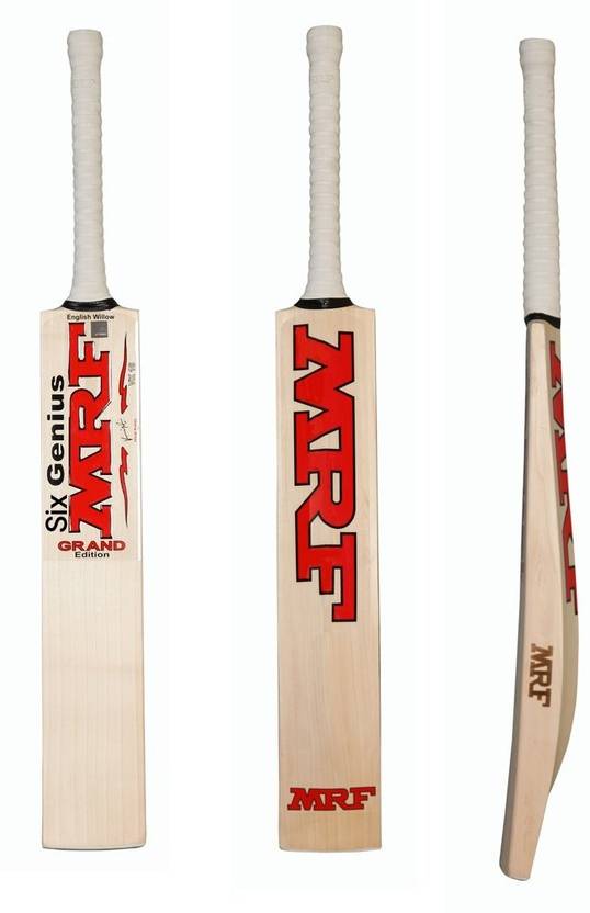 Genius MRF RUN MACHINE English Willow Cricket Bat - Buy Genius MRF RUN ...