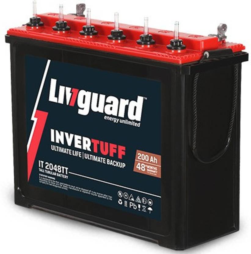 Livguard Invertuff IT2048 200Ah Tall Tubular Inverter Battery Price in ...