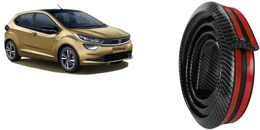 Allure Auto Altroz Black Carbon Fiber Trunk Spoiler Lip Kit Car Rear ...