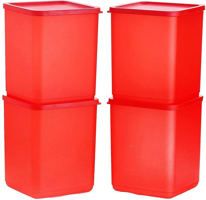 FAIRMART Plastic Square Big Storage Boxes for Kitchen, matt finish ...