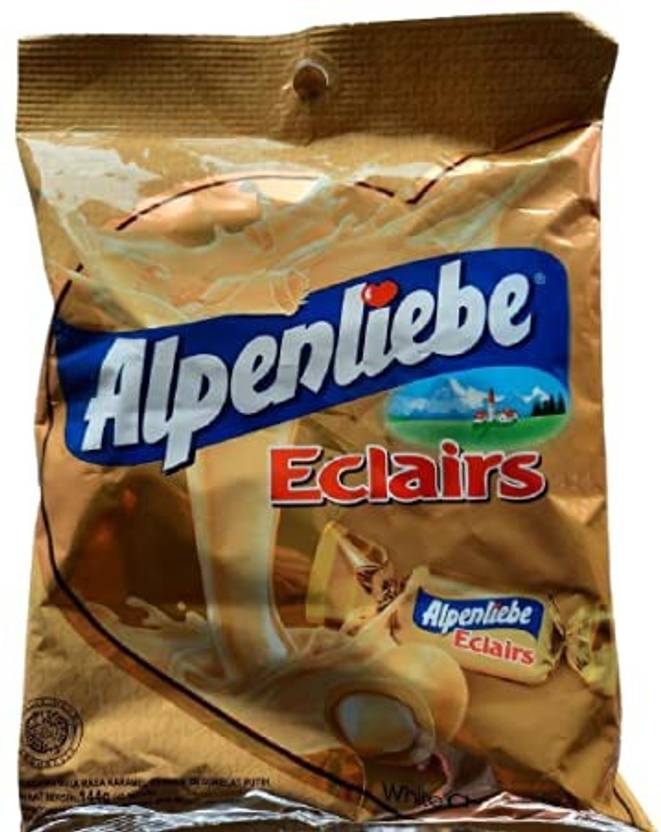 Perfetti Van Melle Eclairs White Chocolate Soft Toffee Packet, 144g ...