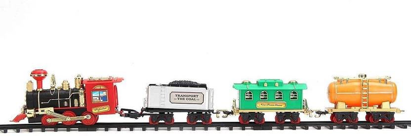 WE MART Cho Cho Railway Train Toy Set with Music and Lights - Cho Cho ...
