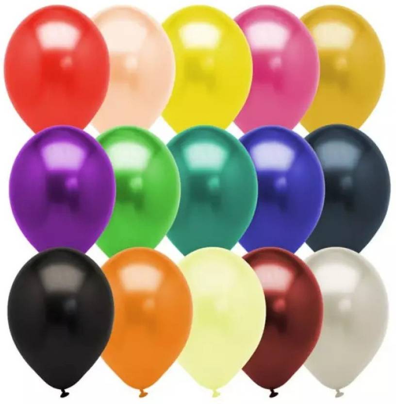 Flipkart.com | Wonder Solid Party Decoration Metallic Balloons ...