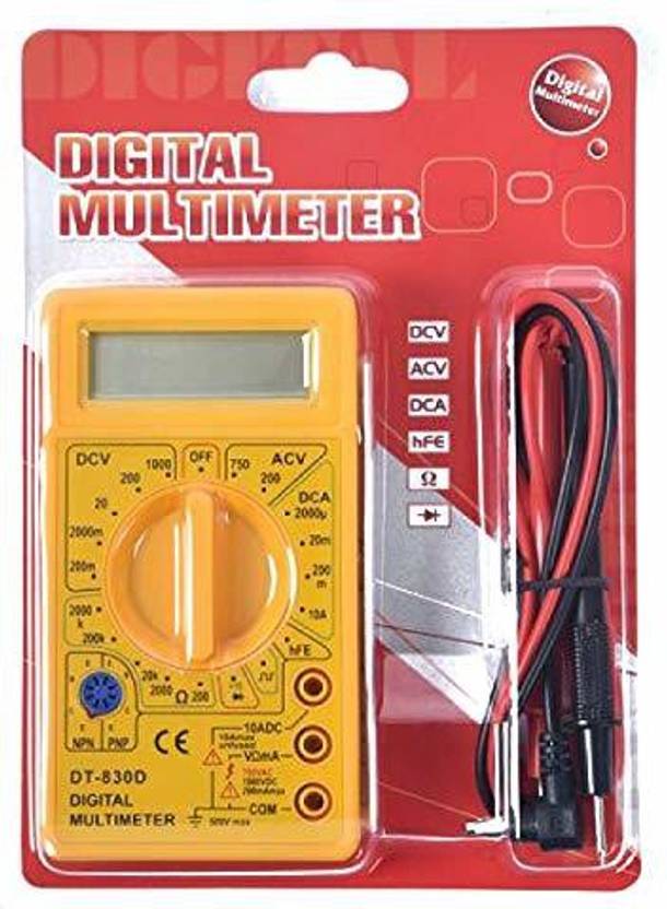 DT830D New Basic compact Digital Multimeter Digital Digital Multimeter Price in India - Buy ...