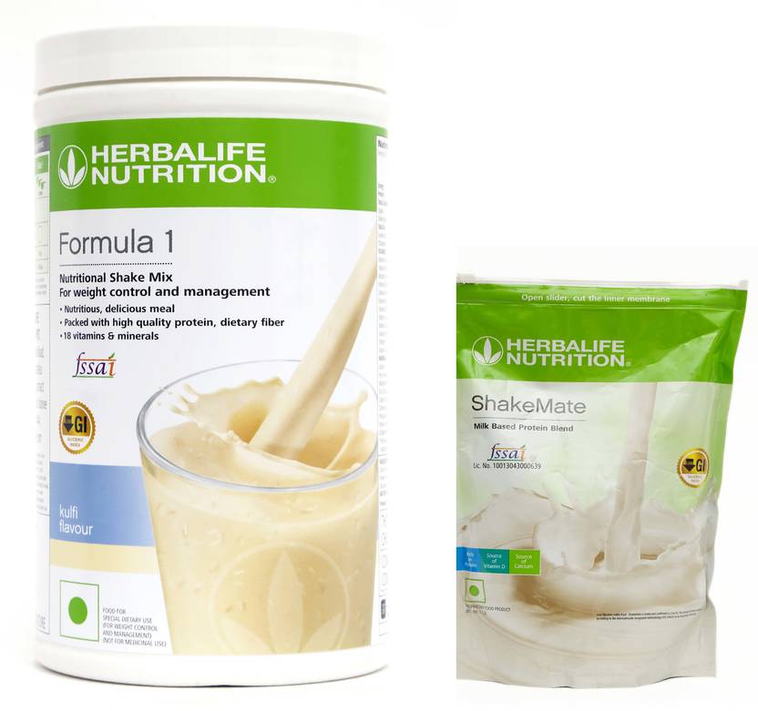 HERBALIFE Formula 1 Kulfi + Shake Mate Plant-Based Protein Price in ...