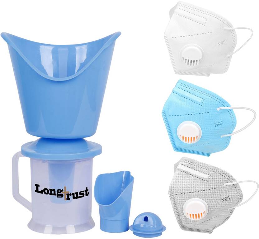 LONGTRUST 3 In 1 Steam Vaporizer, Nose Steamer, Cough Steamer, Nozzle ...