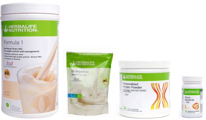 HERBALIFE Formula 1 Vanilla and Shake mate And Protein 200 And Afresh ...