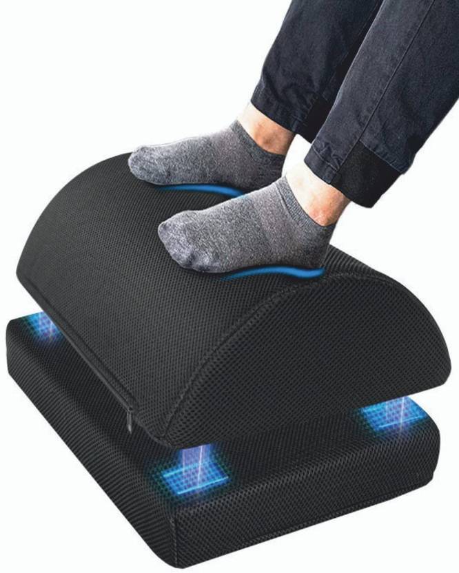 METRON Adjustable Foot Rest Under Desk for Added Height | Ergonomic ...