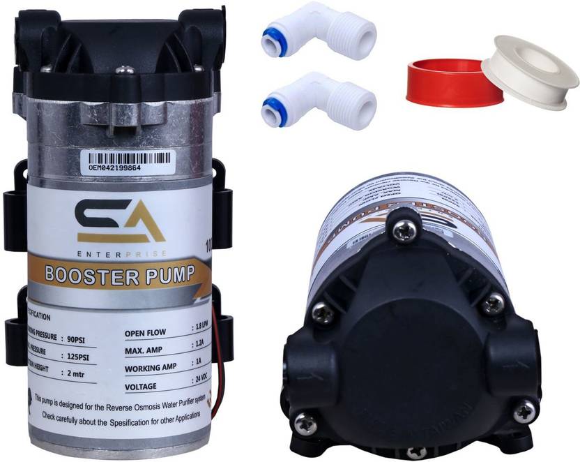 SAENTERPRISES RO Booster Pump 100 GPD, RO Pump 100 GPD, Compatible with ...