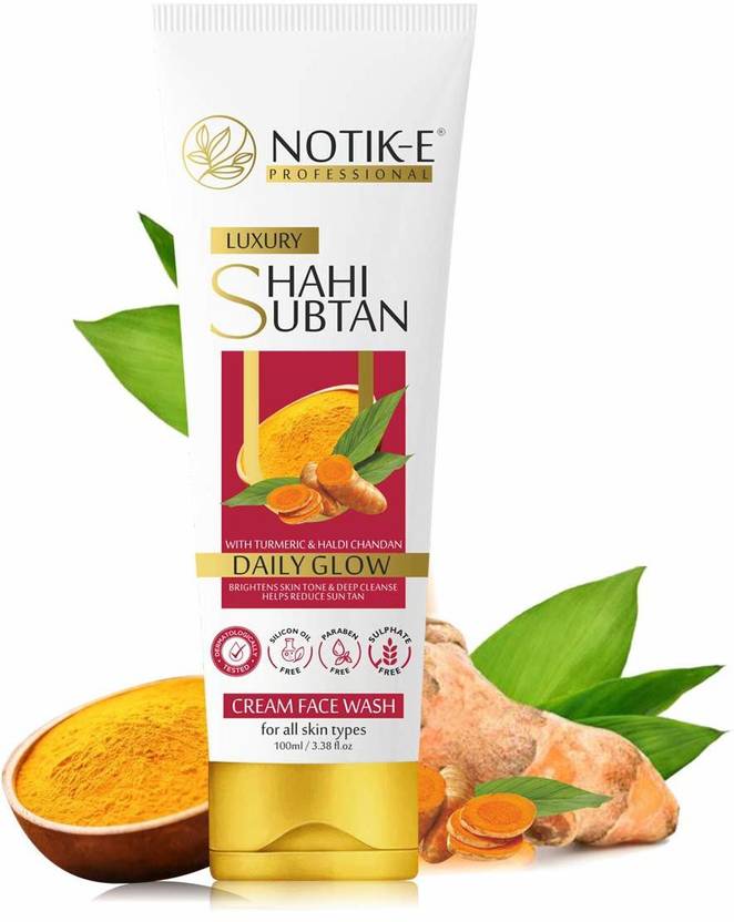 NOTIK-E Shahi Ubtan with Turmeric & Chandan for Tan Removal and Instant ...