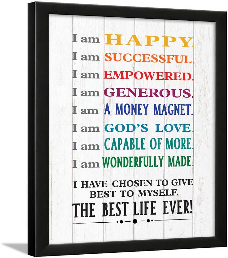 Affirmations Posters – Positive Affirmations Frames - I Am Affirmation ...