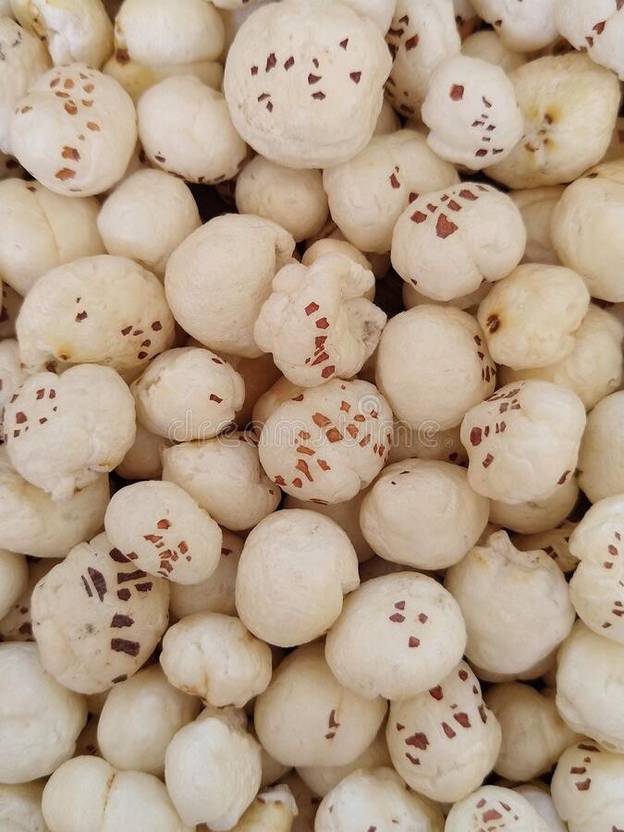 Agora Lotus Seeds Pop/Nuts Kernel Puffed Phool Makhana 600 Grams (Each ...