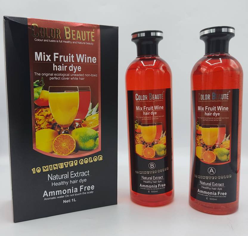 Color Beaute Mix Fruit hair dye , Black - Price in India, Buy Color ...