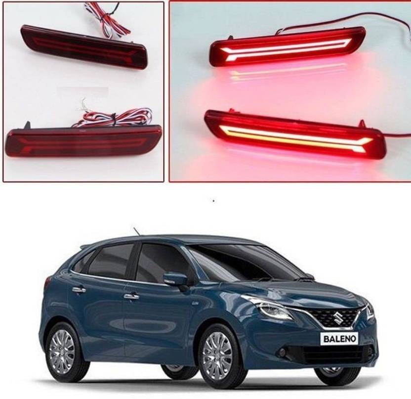 CARMART Rear Bumper Reflector DRL for Baleno Car Reflector Light Price ...