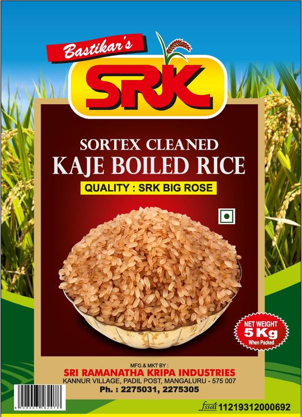 SRK Red Rice / Mangalorean Kaje Rice/ Kerala Matta Rice Red Matta Rice ...