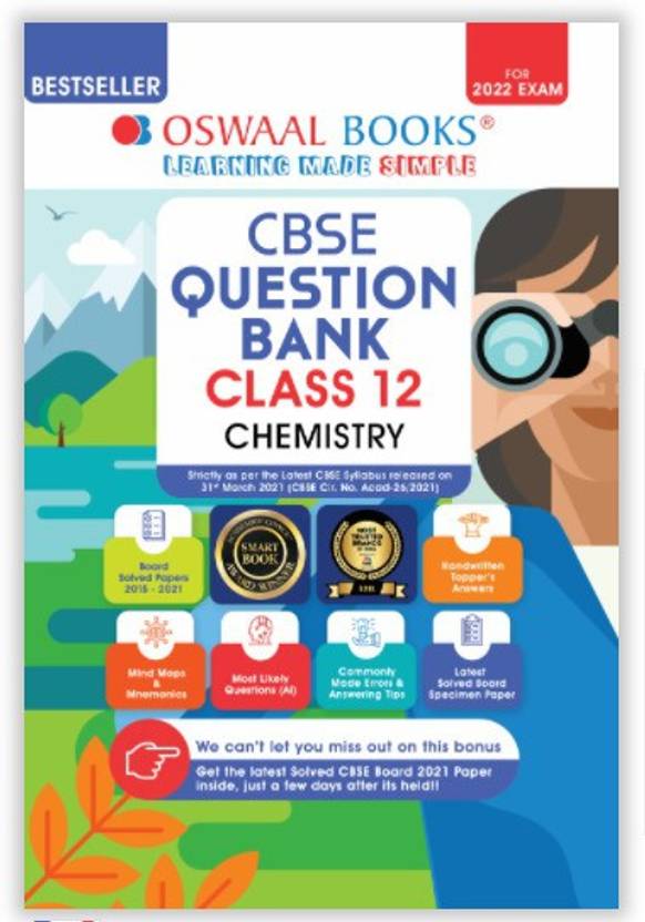 Oswaal Cbse Question Bank Class 12 Chemistry Book Chapter Wise Topic oswaal-cbse-question-bank-class-12-chemistry-book-chapter-wise-topic