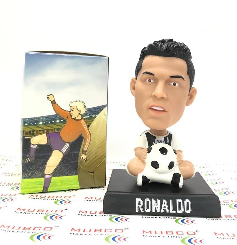 Mubco Ronaldo CR7 Bobble Head Shaking Doll | Car Dashboard Phone Holder ...