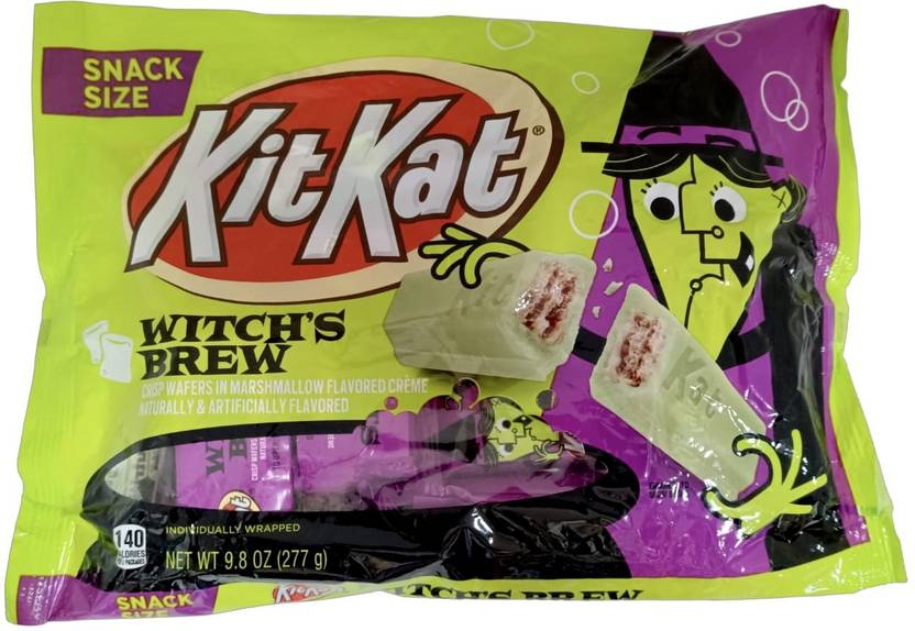 NESTLE KitKat Witch's Brew Marshmallow Flavoured White Chocolate Bag ...