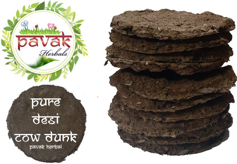 Corofitam Pure Desi Cow Dung , 100% Wood Free (15Ps Dried Dunk) Price ...