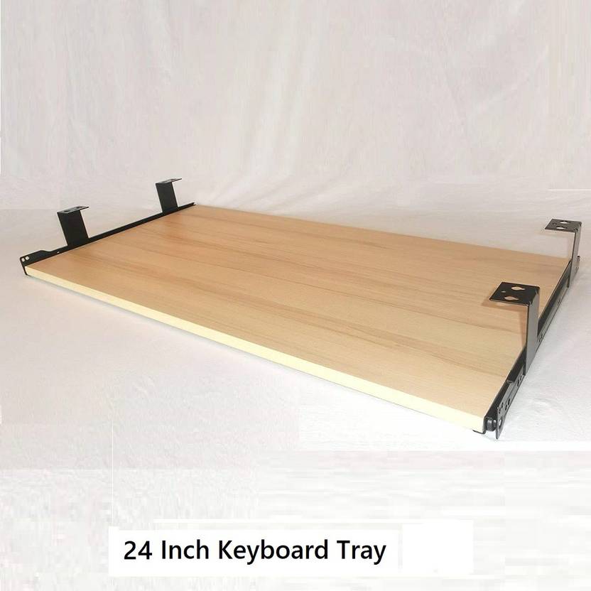 UniAart Heavy Duty Wooden Keyboard Tray with Height Adjustable ...