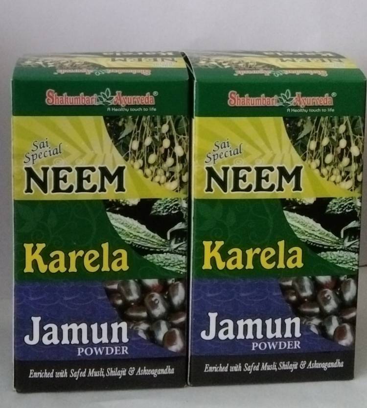 SHAKUMBARI AYURVEDA NEEM KARELA JAMUN POWDER/FAKKI/PHAKKI ANTI DIABETIC ...