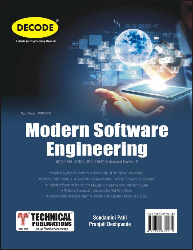 Decode Modern Software Engineering for JNTU-H 16 Course (IV - II -CSE - CS854PE): Buy Decode ...