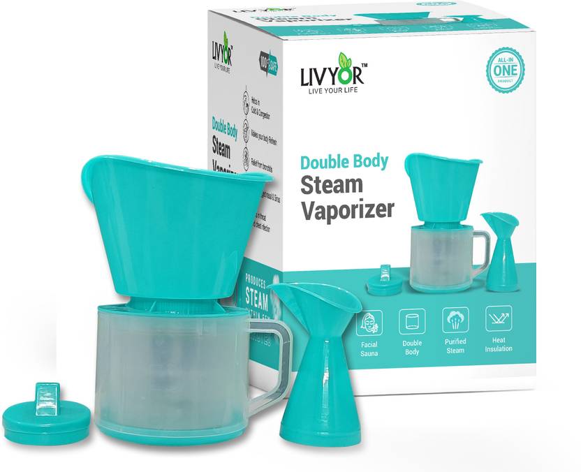 LIVYOR 3 in 1 Double Body Medical Vaporizer Nose Steamer, Cough Steamer ...