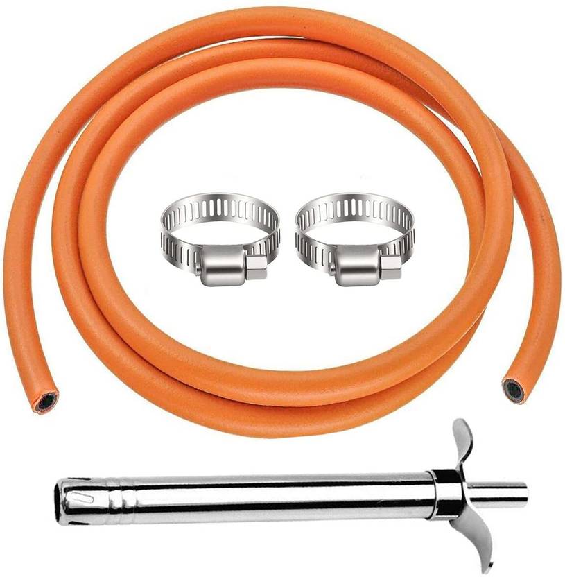 Handu Indian 19 Meter Gas Pipe with 2 Hose Clump and Lighter Super ...