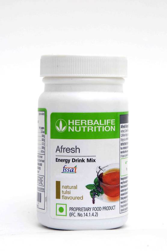 Herbalife Nutrition Afresh Lemon Energy Drink Mix Tulsi - 50 gm Energy ...