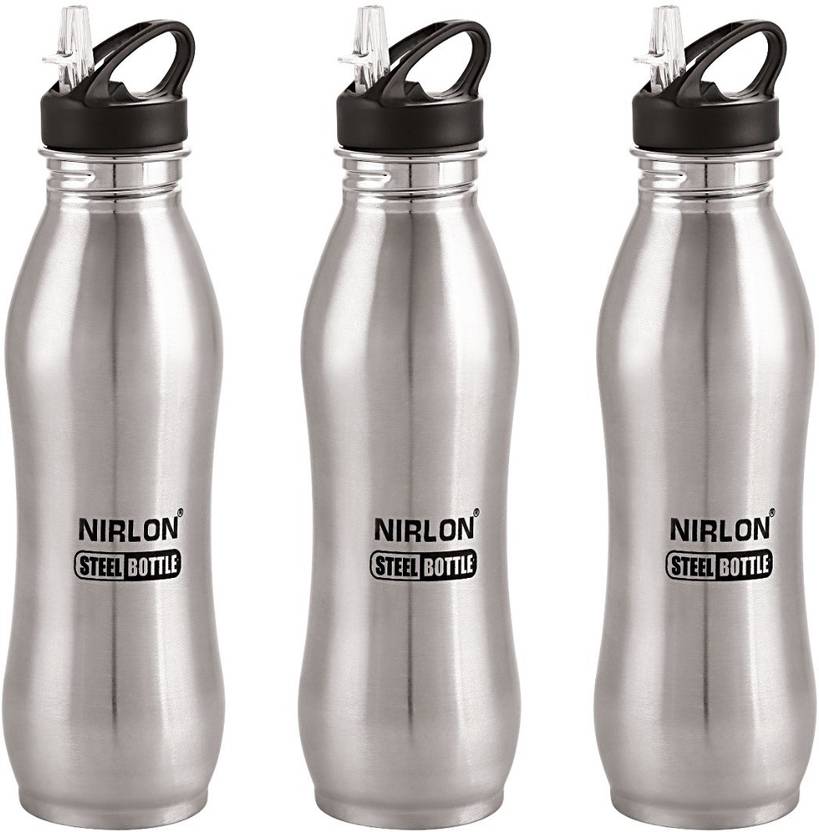 NIRLON Stainless Steel Freezer Water Bottle ( Set of 3 ) 1000 ml Bottle - Buy NIRLON Stainless ...