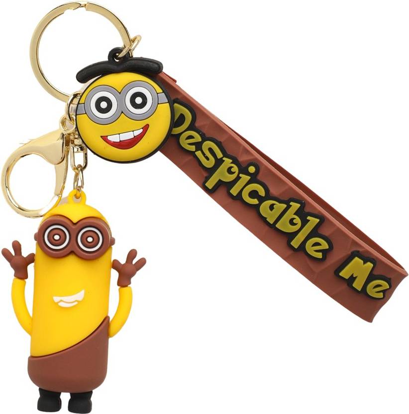 The Chaabi Shop Despicable Me Keychain, Kevin The Minion, Yellow Key ...