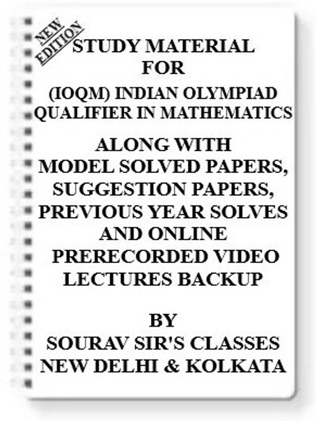 Study Material On (Ioqm) Indian Olympiad Qualifier In Mathematics ...
