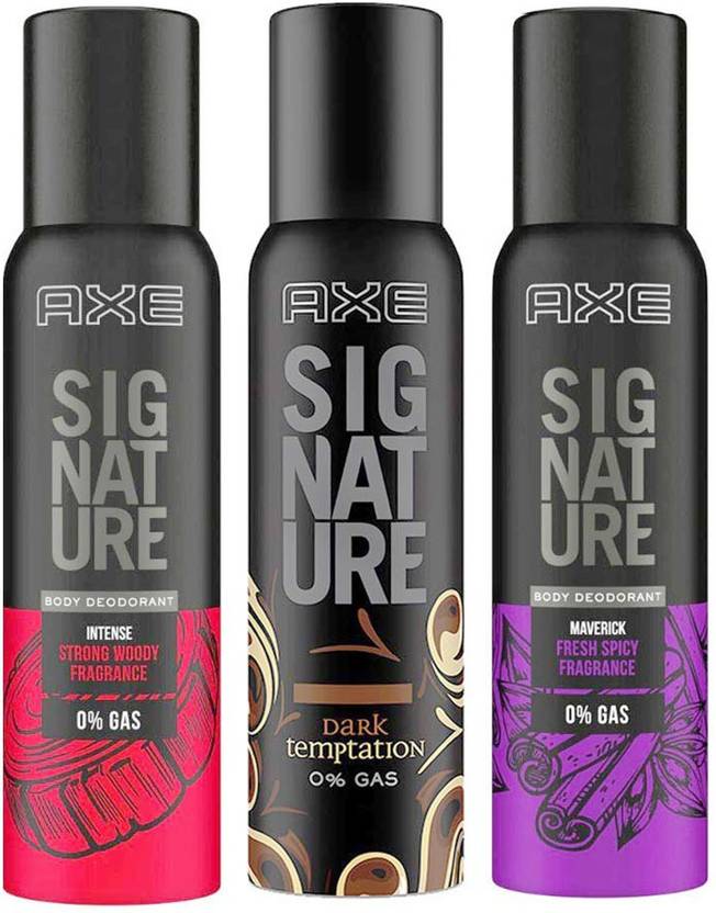 AXE Signature Intense 122ml + Dark Temptation 154ml + Maverick Body ...