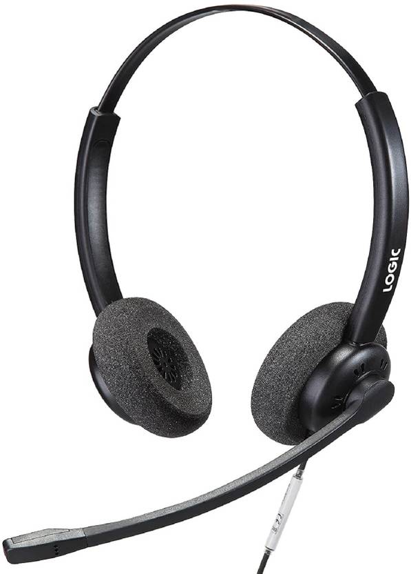 Logic 306B Professional UC USB Headset optimised for MS Teams Wired ...