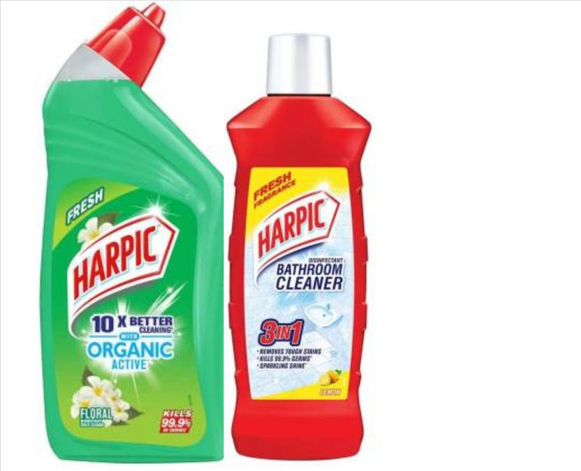 Harpic green red 500 ml Citrus Liquid Toilet Cleaner Price in India ...