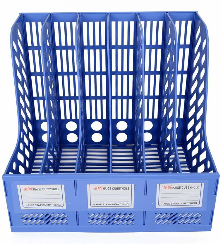 PAVITYAKSH 4 Compartment Plastic Heart Shape File Paper Rack Holder, 30 ...