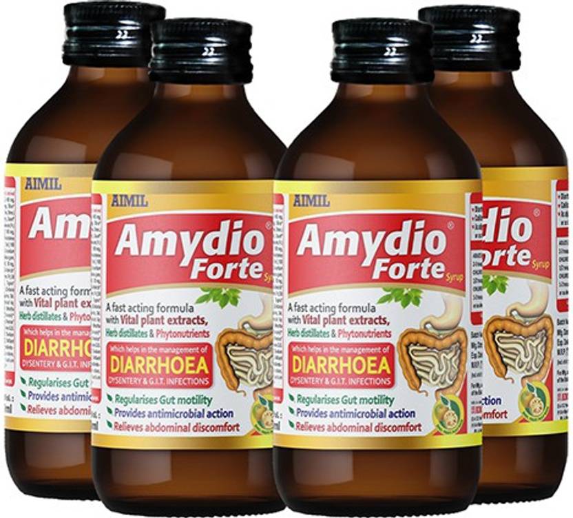 AIMIL Amydio Forte Syrup for Diarrhoea & Dysentery | Energizes Body by ...