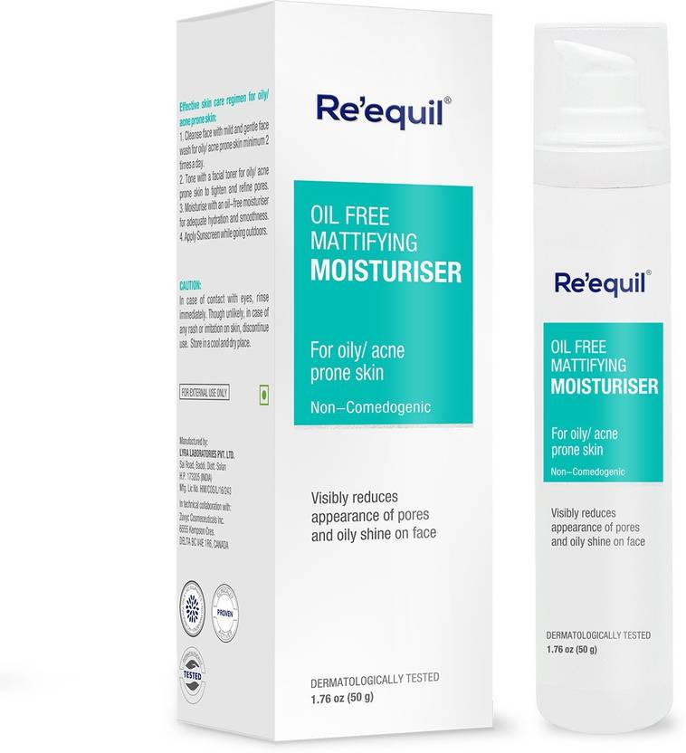 Re'equil Oil Free Mattifying Moisturiser - Price in India, Buy Re'equil ...