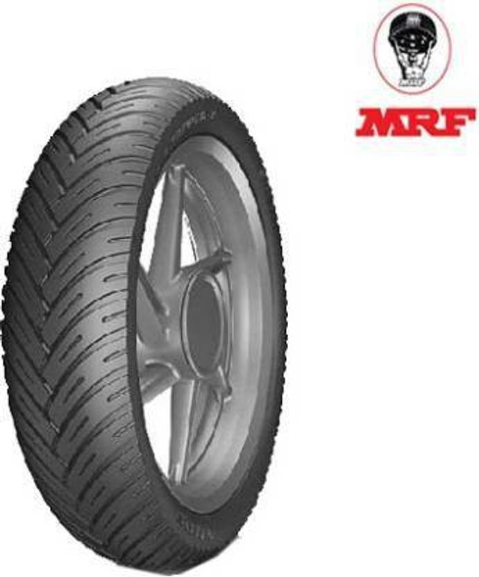 MRF ZAPPER C 120/80 R17 61P Tubeless Motorcycle Rear Tyre (Dual Sport, Street, Racing Slicks ...