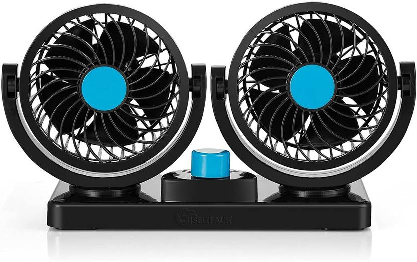 Selifaur Mitchell 12V DC Electric Car Fan for Dashboad 360 Degree ...