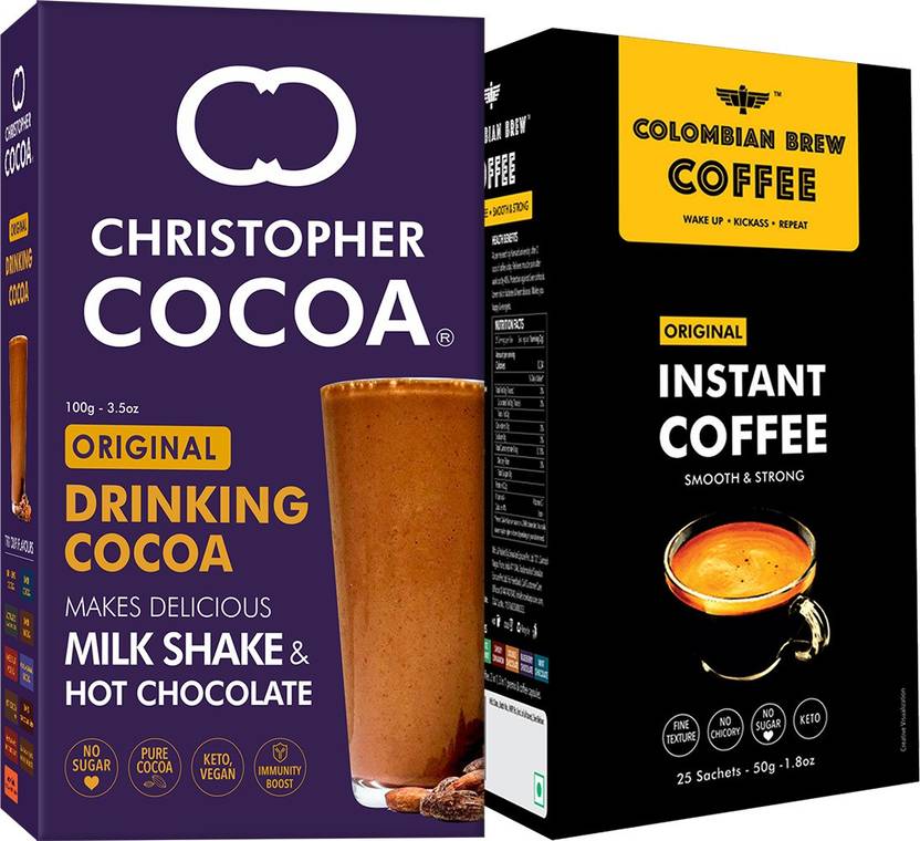 Colombian Brew Pure Instant Coffee Powder, Strong 50g, Christopher ...