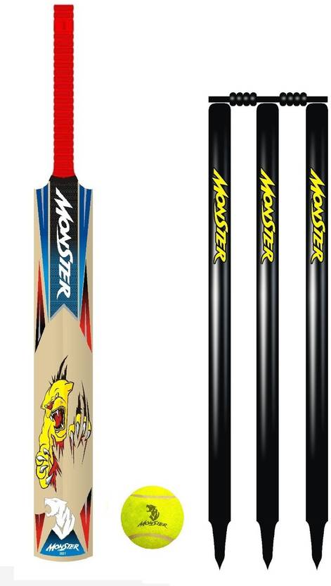 Monster PRO BEAST EDITION Junior Cricket Bat Size 3 For Age Group 8 ...