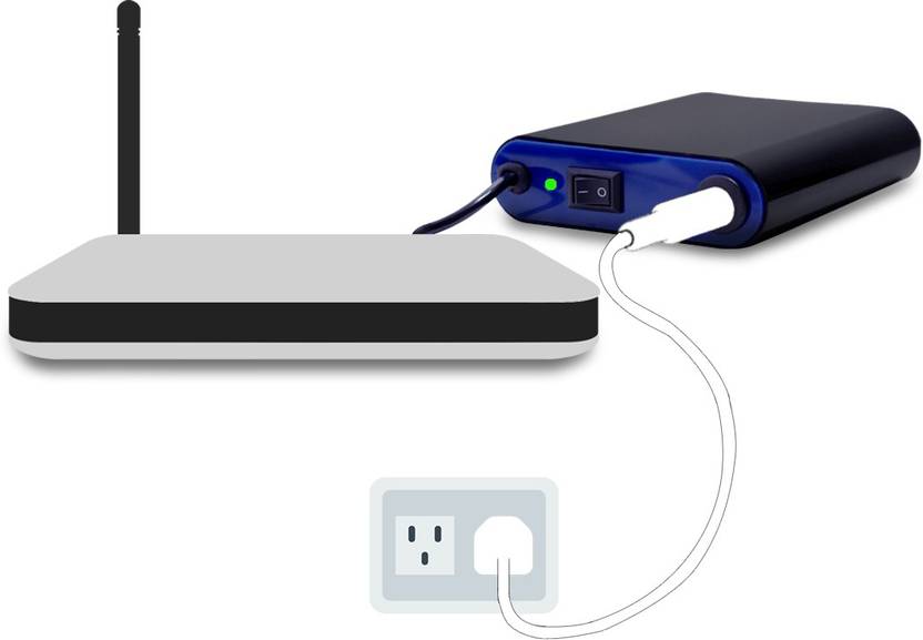 AMA 6000 mAH continuously power back up Power Backup for Router Price ...