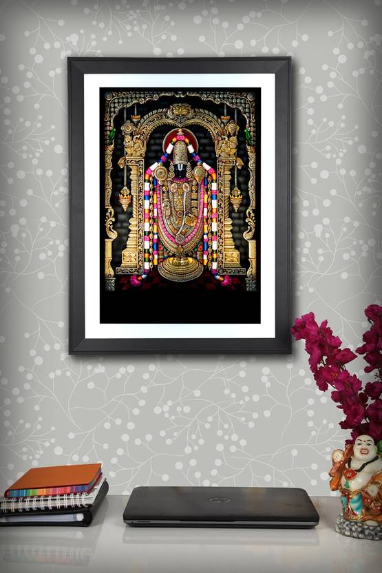 DWELLSINDIA Tirupati balaji LED Light Aluminium Frame (Powder Coated ...