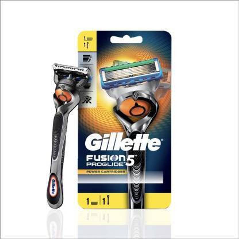 GILLETTE FUSION5 PROGLIDE POWER RAZOR - Price in India, Buy GILLETTE ...