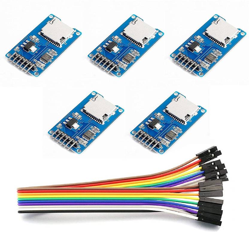DS Robotics Micro SD Card Module Storage Board 6 pin TF Card Memory Adapter Reader Module SPI ...