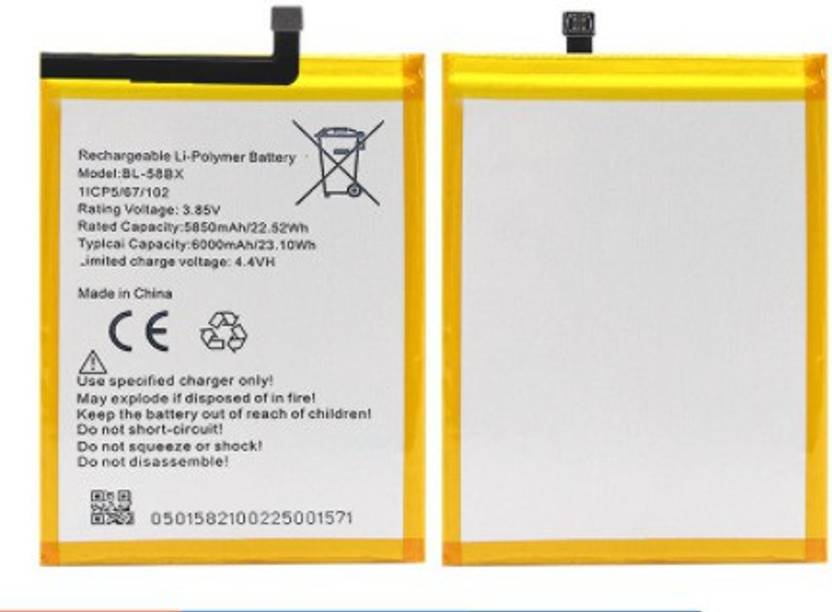 Wimax Mobile Battery For INFINIX Hot 9 Play / X650 / BL58BX / X650C ...