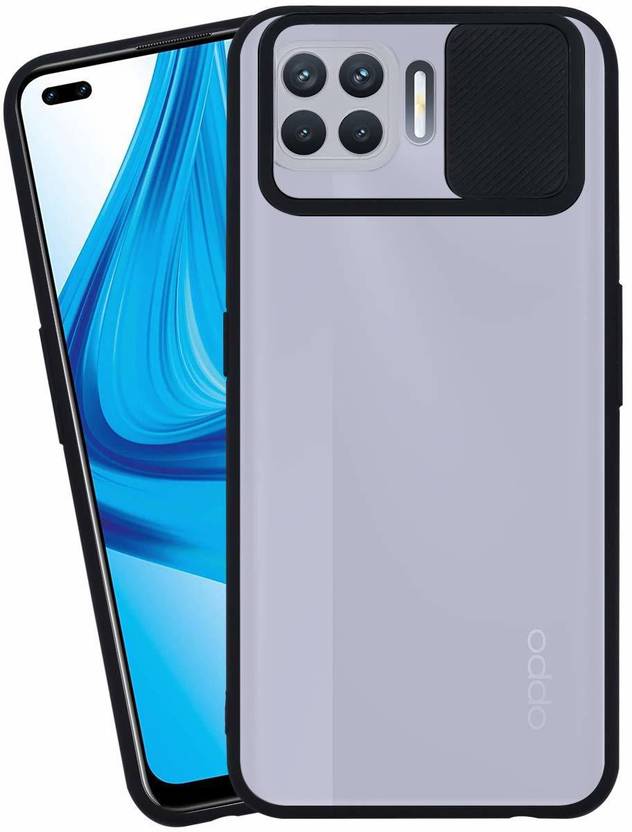 Rasmika Back Cover for Oppo f17 Pro With Camera Shutter Slide Protector ...